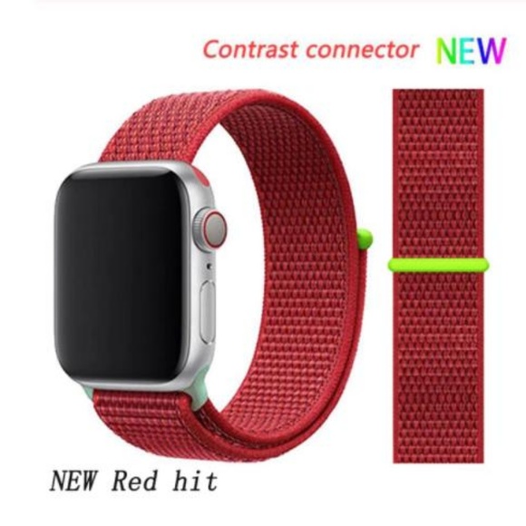 Accessories | New Red Hit Sport Loop Strap For Apple Watch | Poshmark